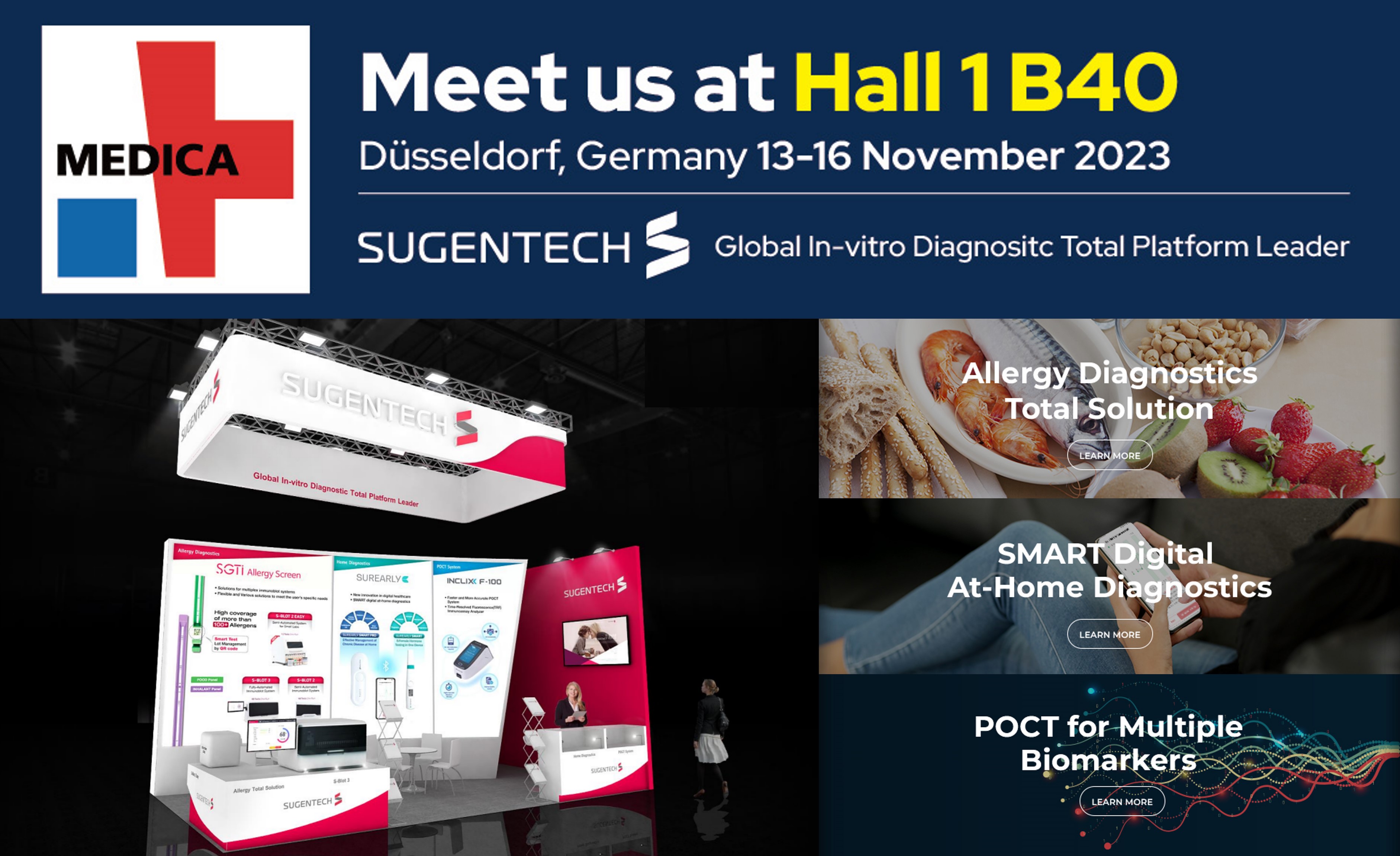 Meet us at Medica 2023! - 뉴스&이벤트 - 수젠텍 SUGENTECH